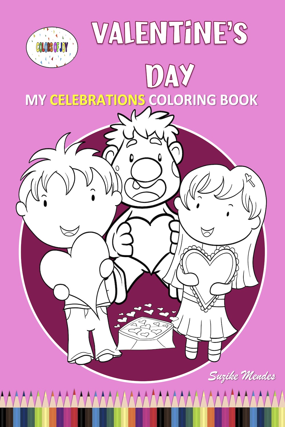 My Celebrations Coloring Book | Valentine’s Day | Bertinha