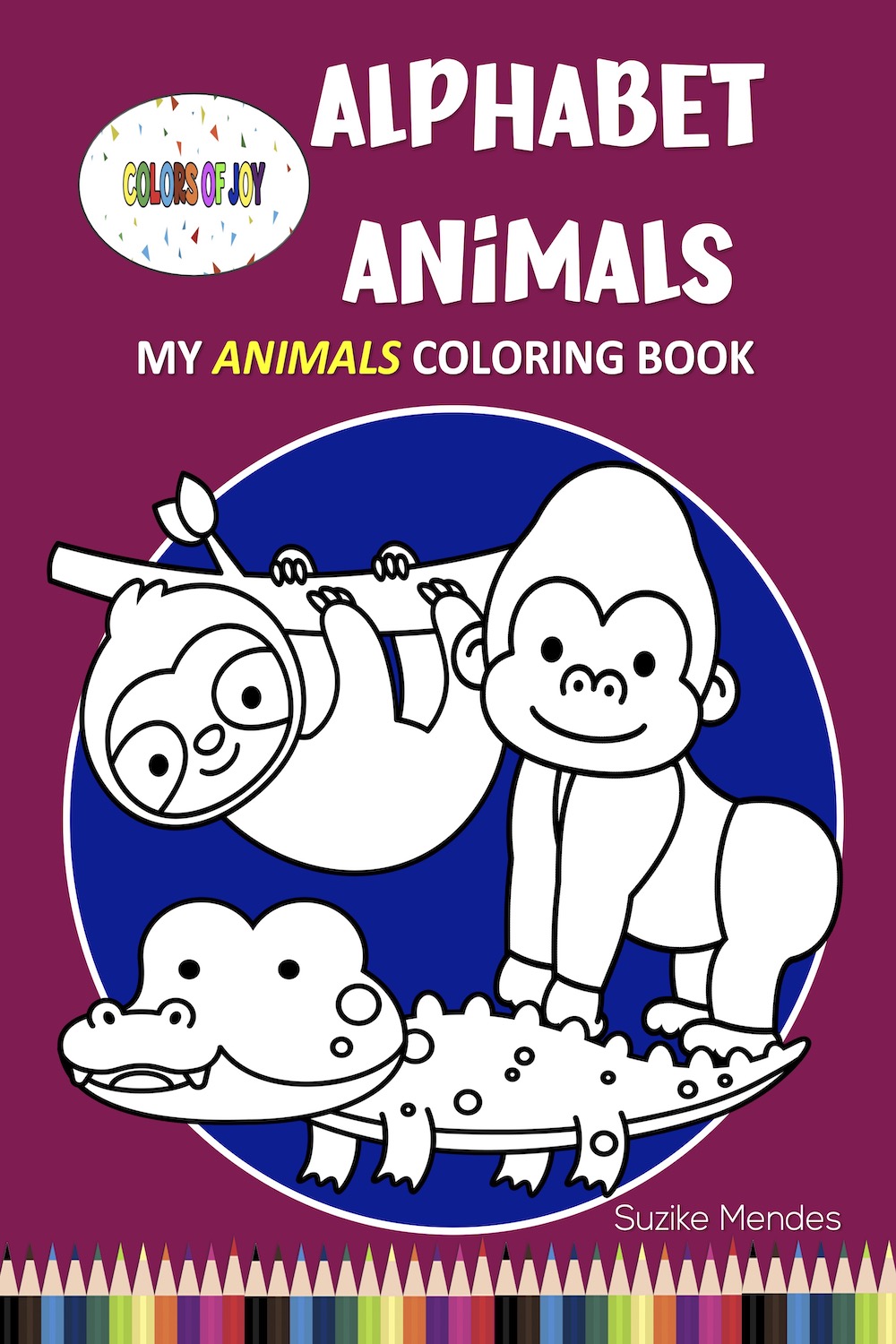 My Animals Coloring Book – Alphabet Animals | Bertinha